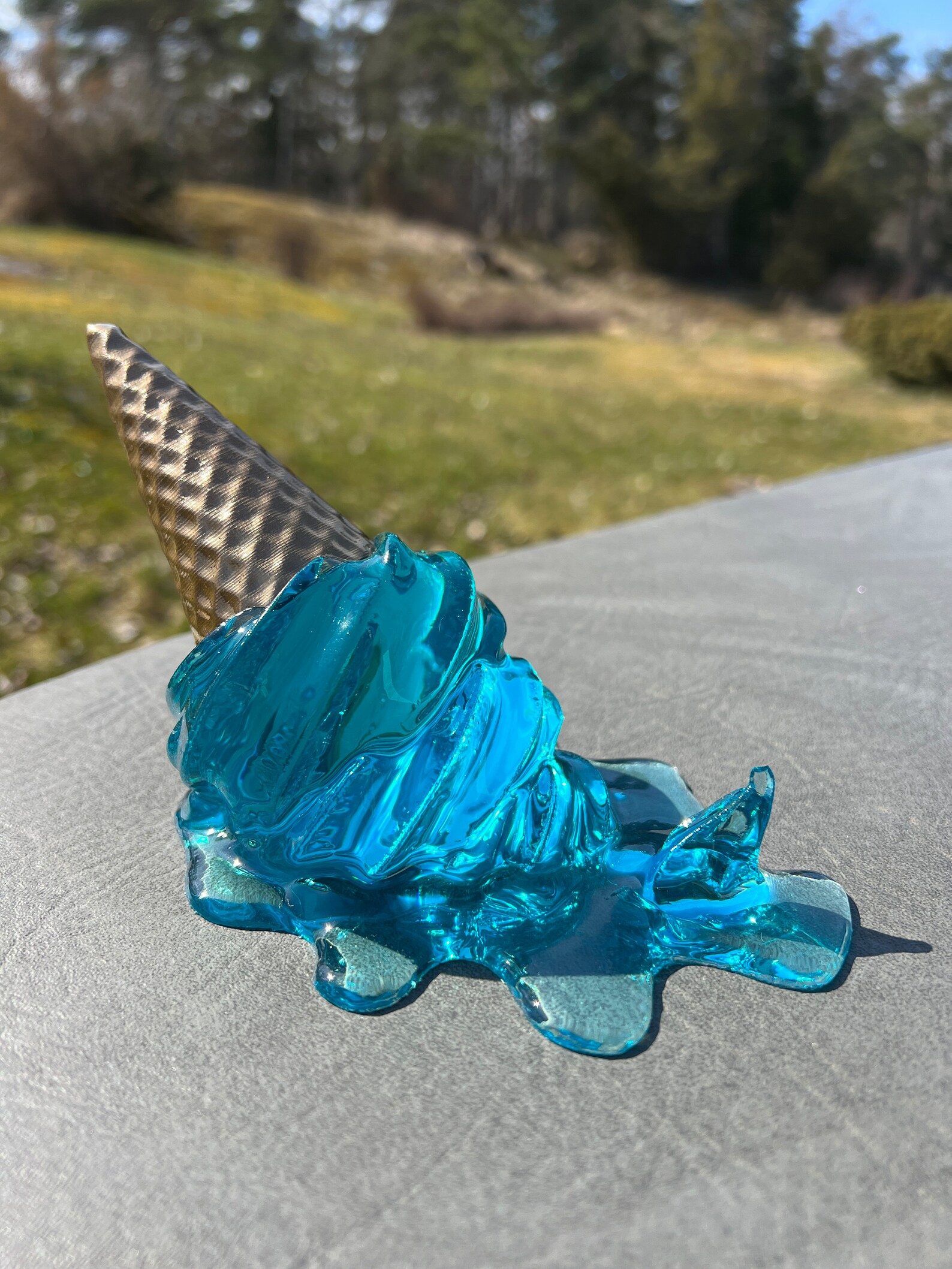 Melted Ice Cream Sculpture *POP ART* - Etsy