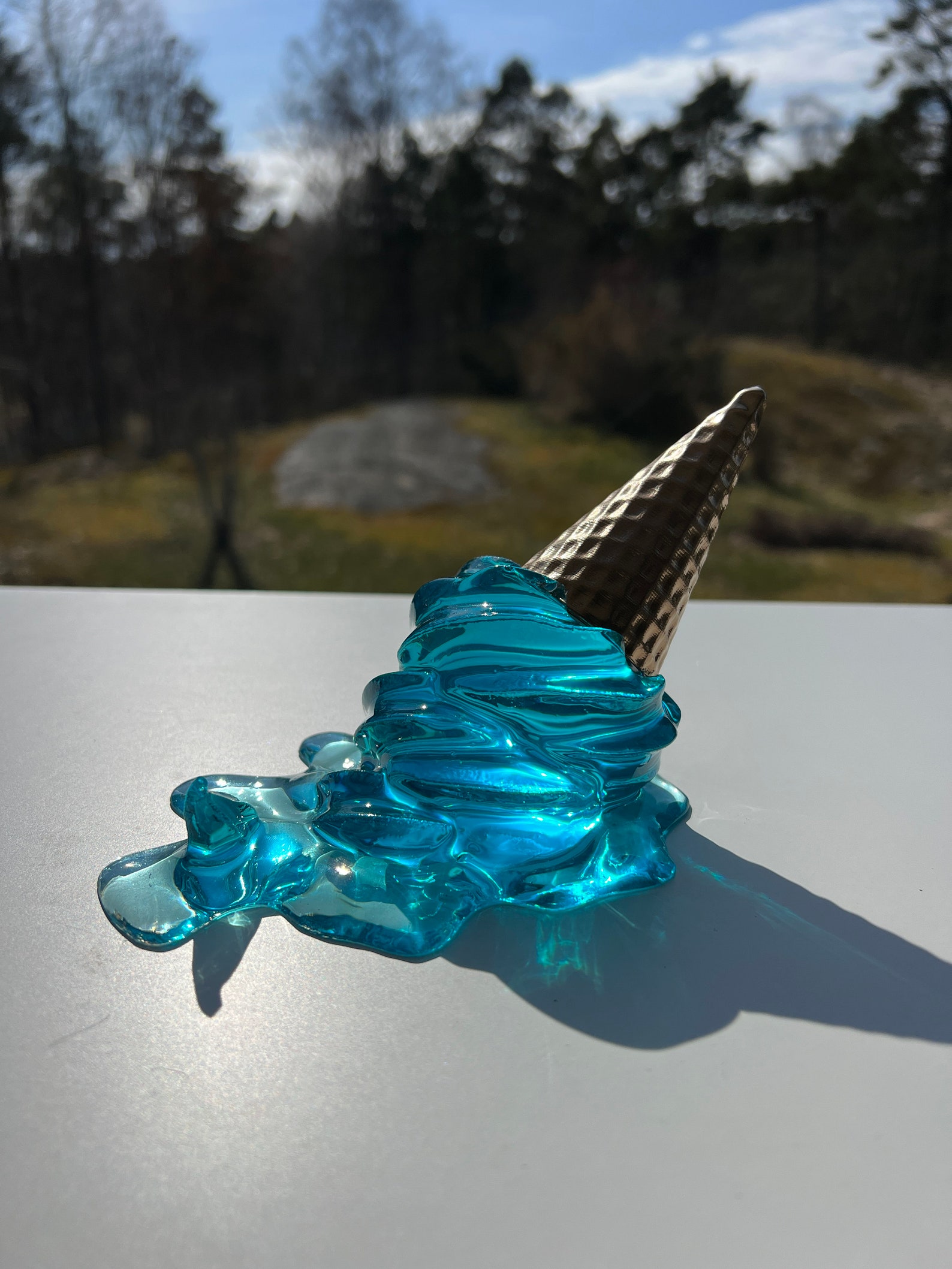Melted Ice Cream Sculpture *POP ART* - Etsy