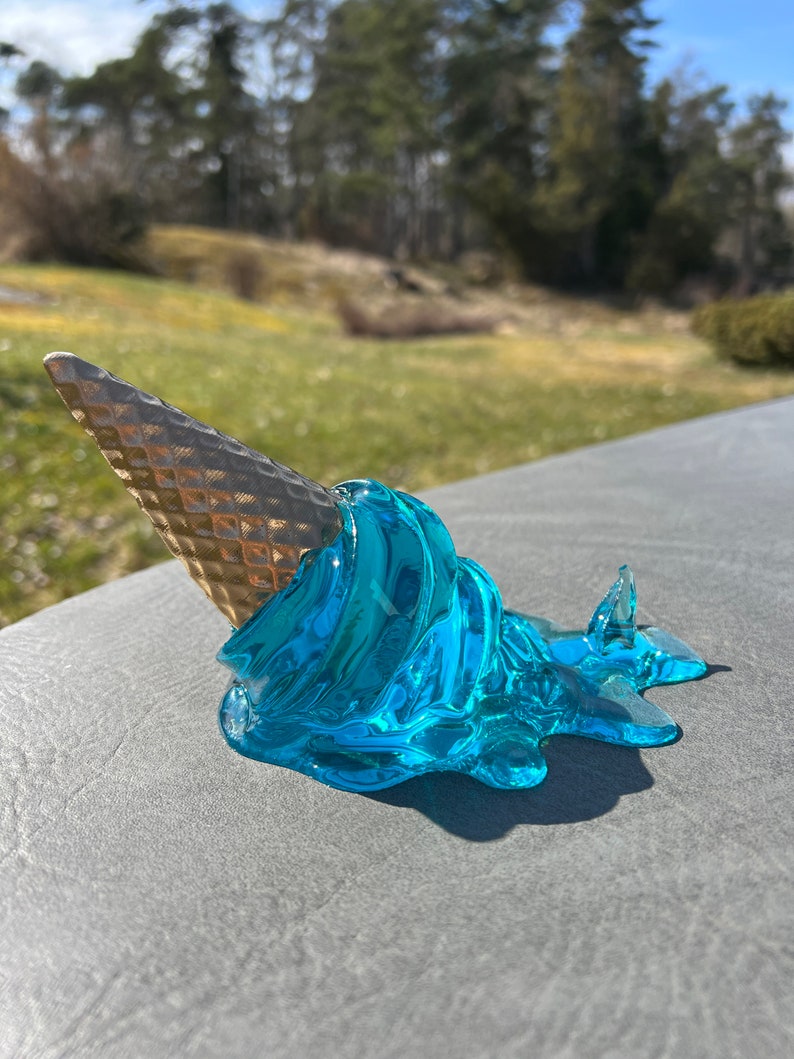 Melted Ice Cream Sculpture POP ART - Etsy