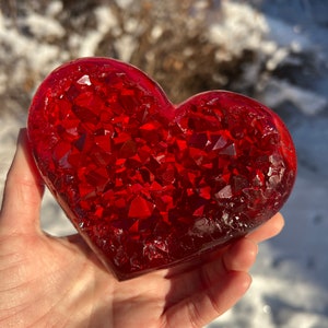 Crystal Heart Silicone Mold / Resin Mold - Etsy