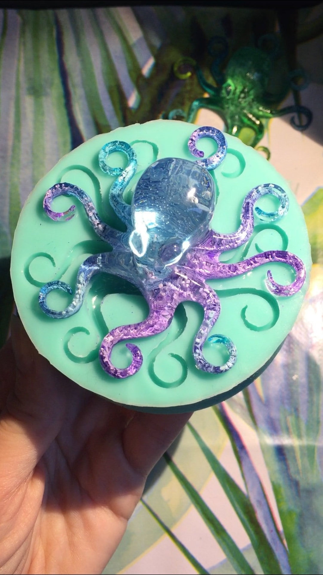 Octopus Silicone Mold / Resin Mold - Etsy