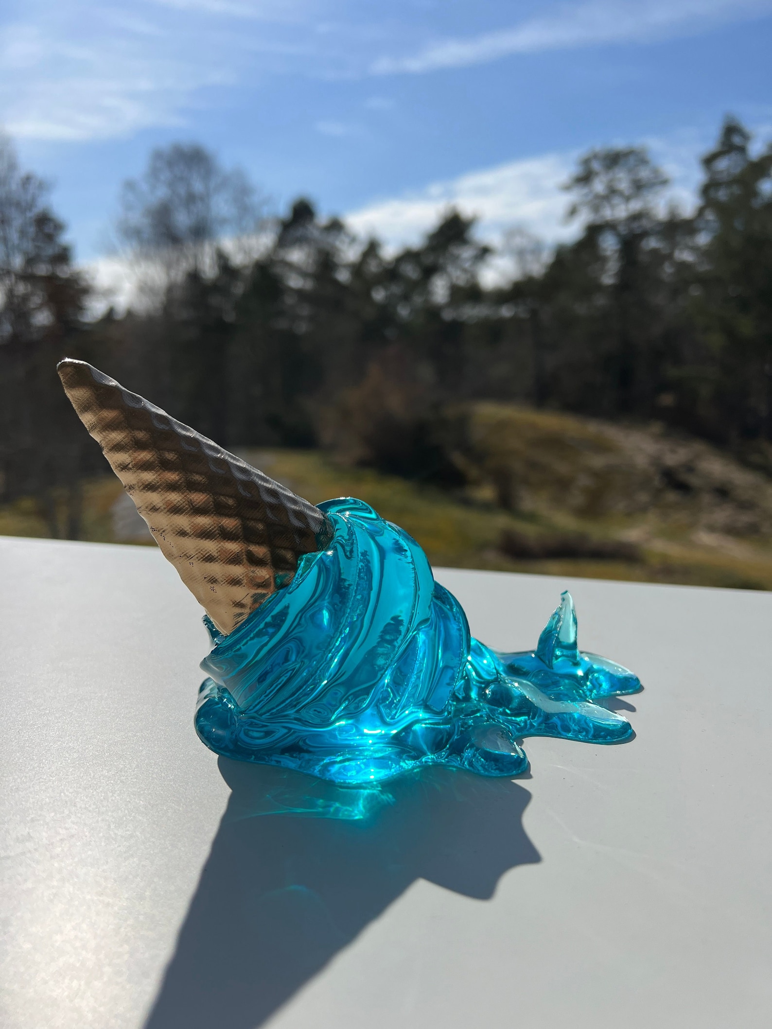 Melted Ice Cream Sculpture *POP ART* - Etsy