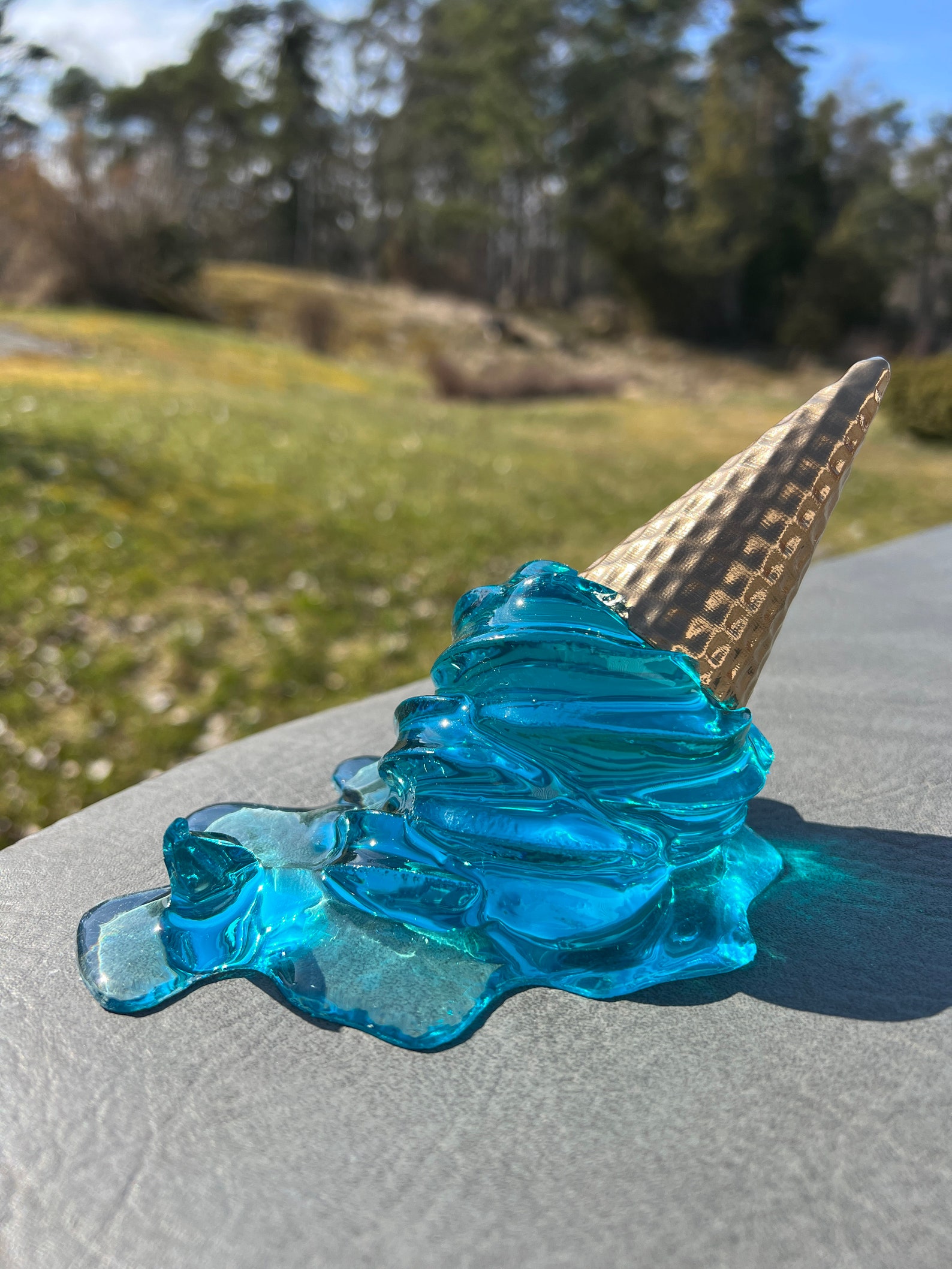 Melted Ice Cream Sculpture *POP ART* - Etsy