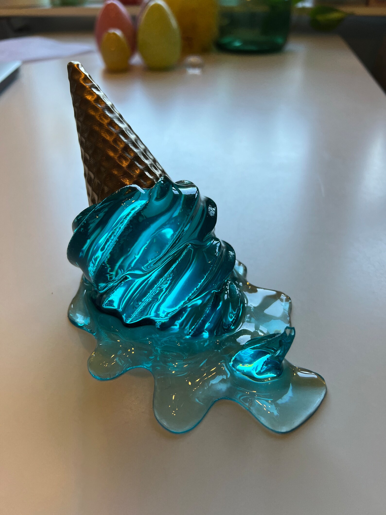 Melted Ice Cream Sculpture *POP ART* - Etsy