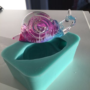Big Snail Silicone Mold / Resin Mold - Etsy