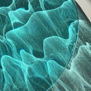 Ocean Art 40 Cm Water Ripples Artpiece Etsy