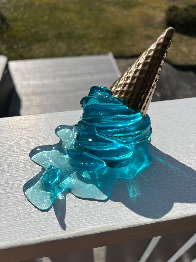Melted Ice Cream Sculpture POP ART - Etsy