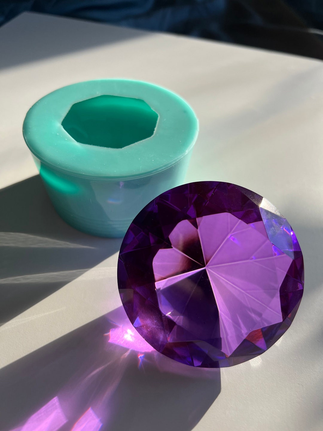 Diamond Silicone Mold / Resin Mold - Etsy New Zealand