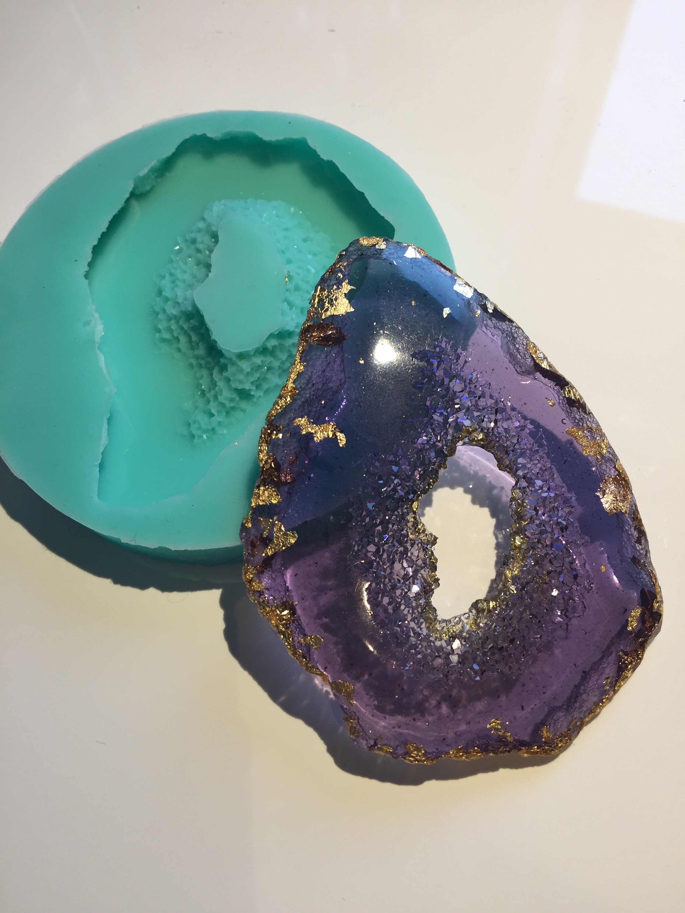 Geode Silicone Mold / Resin Mold - Etsy UK