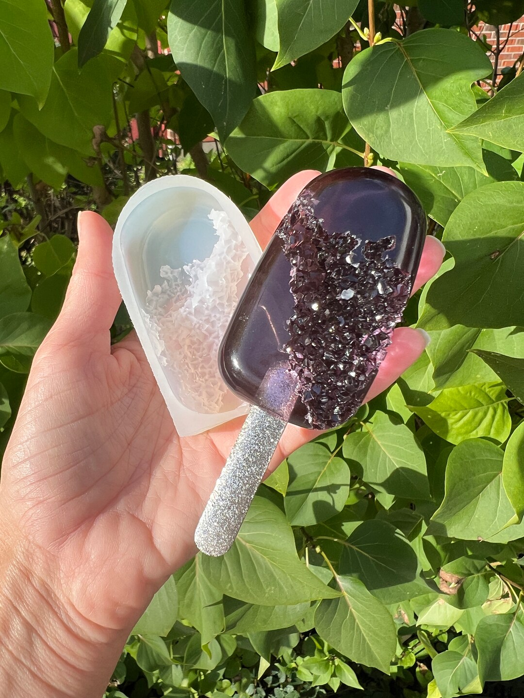 Geode Crystal Popsicle Silicone Mold Mini / Resin Mold - Etsy