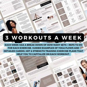 Cycle Syncing Workout Plan HOME Edition - 8 Week BEGINNER Fitness Plan for Your Menstrual Phases ...