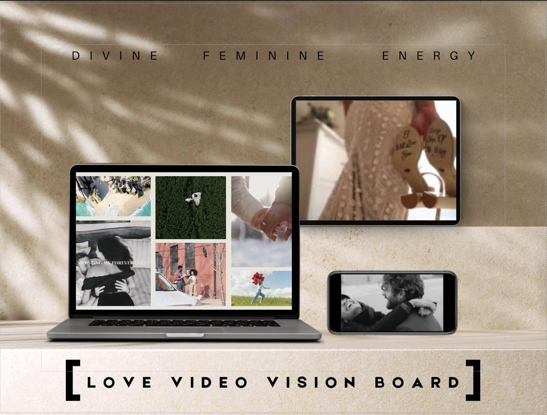 Love Vision Board Video Vision Board With Affirmations for Manifesting ...