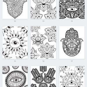 11 Page Third Eye DIGITAL Adult Coloring Book Printable Adult Coloring ...