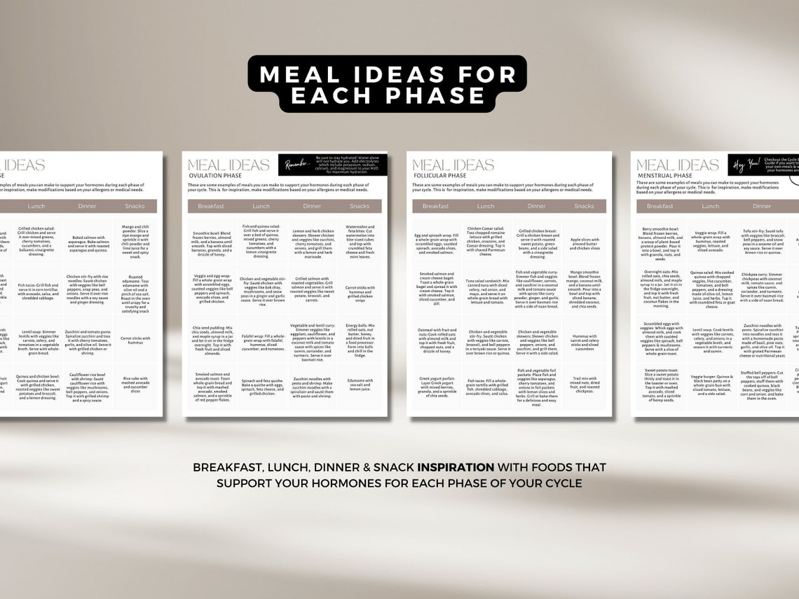 Cycle Syncing Workout Plan HOME Edition 8 Week BEGINNER Fitness Plan ...