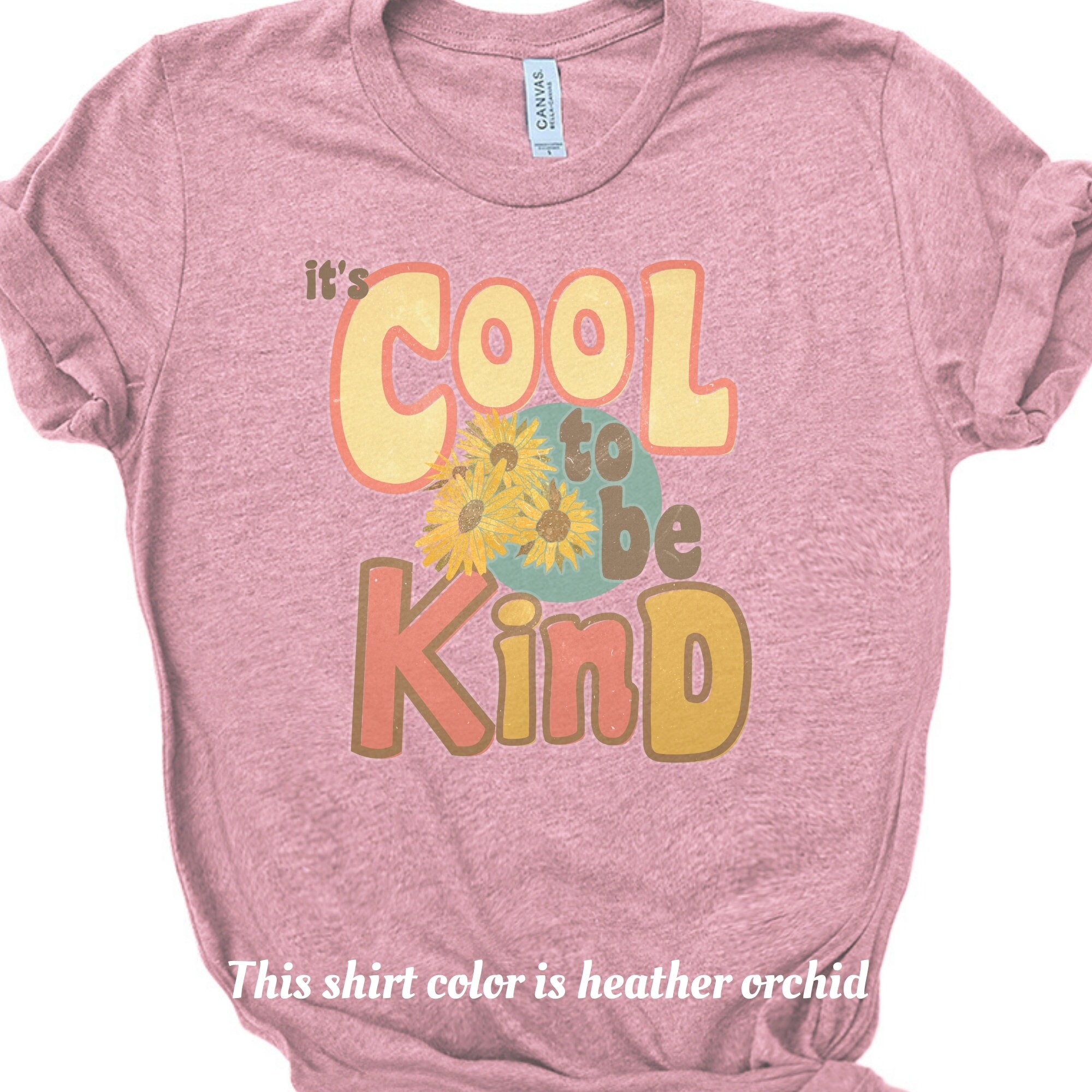 It's Cool to Be Kind T-shirt, Inspirational Shirt, Retro Be Kind Shirt ...
