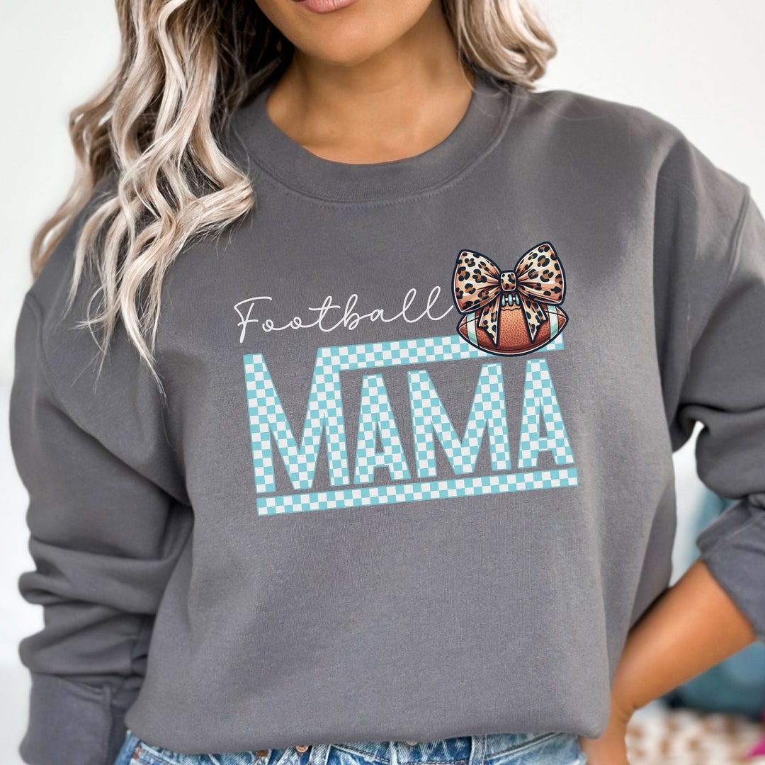 Football Mama Coquette Shirt, Personalized Football Mom Sweatshirt Kids ...