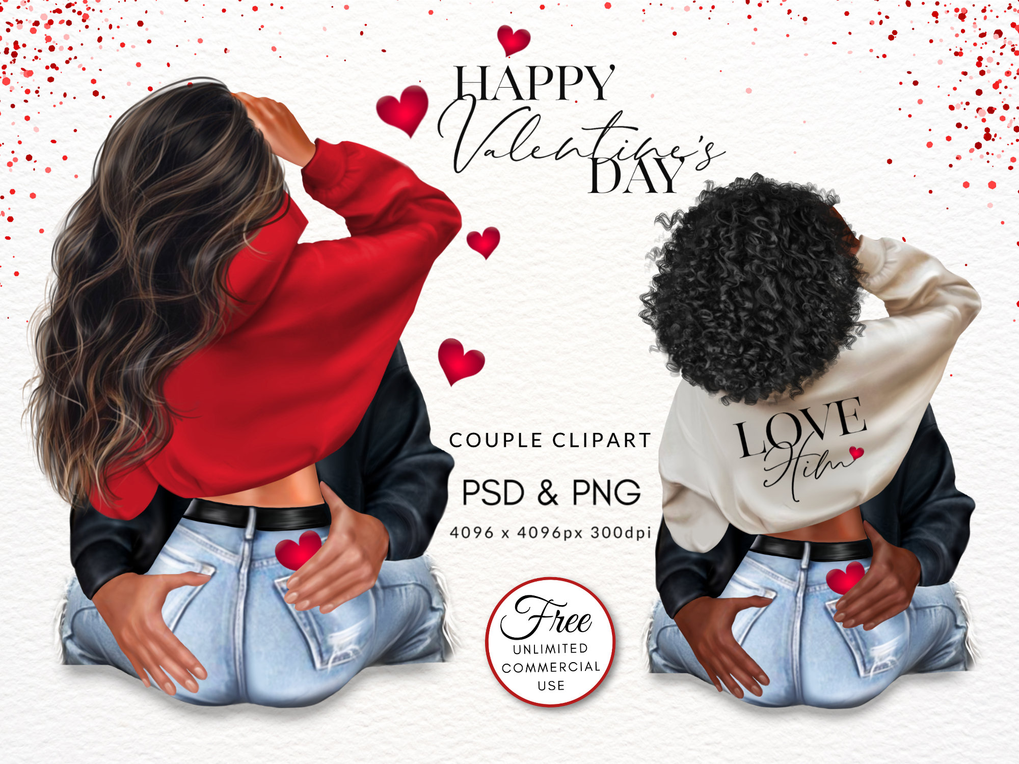 Happy Couple Clipart