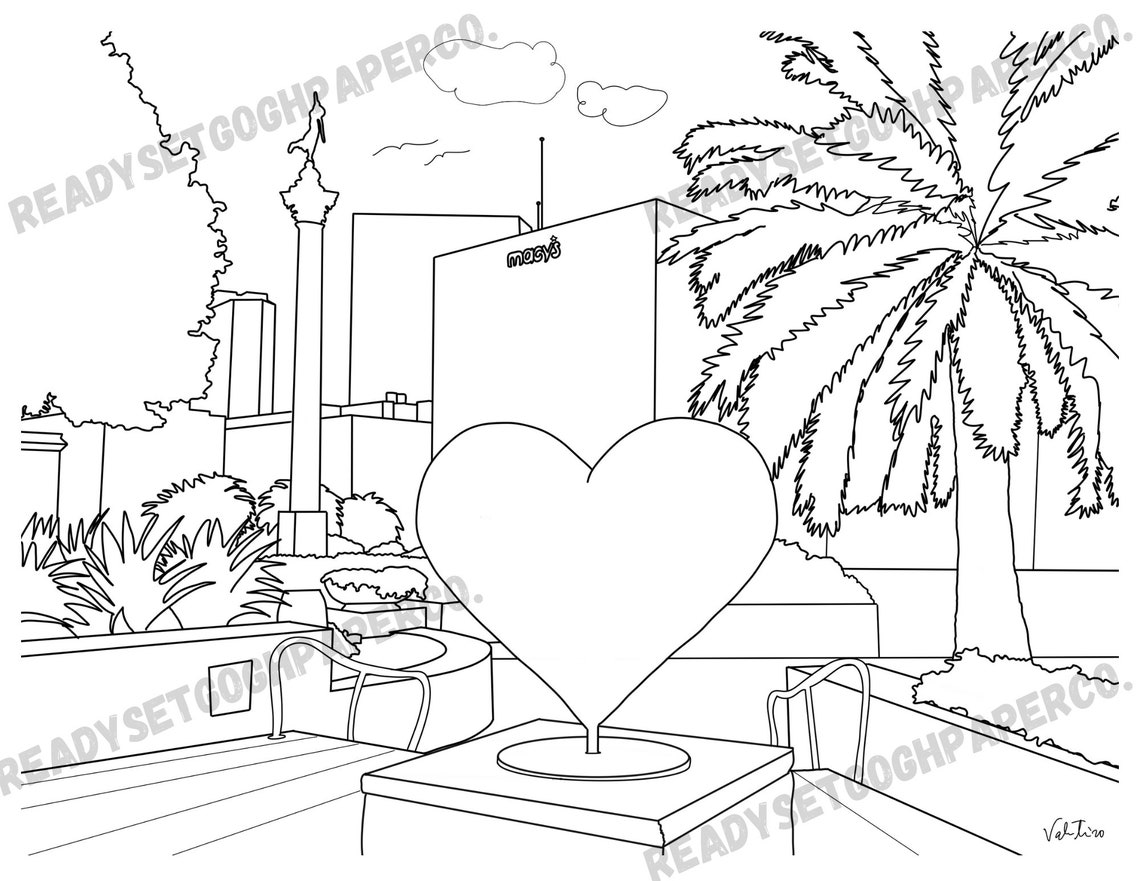 San Francisco Printable Coloring Book Instant Download 5 - Etsy