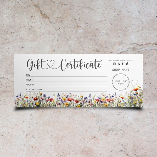 Certificate Template - Etsy