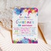 Rainbow Paint Splatter Birthday Invitation: Art Party Invite (digital ...