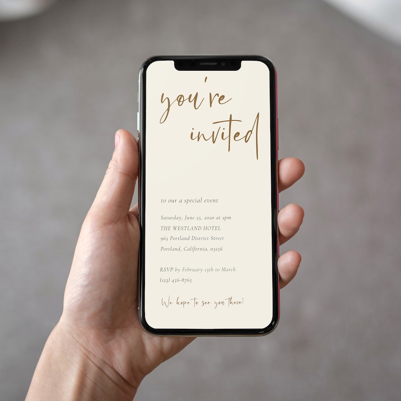 Elegant Text Message Birthday Invitation Template | Editable Mobile SMS ...