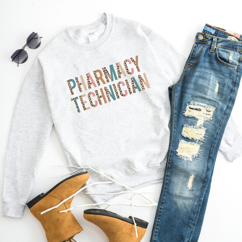 Pharmacy Technician Sweatshirt, Cpht Sweatshirt, Pharmacy Tech Crewneck ...