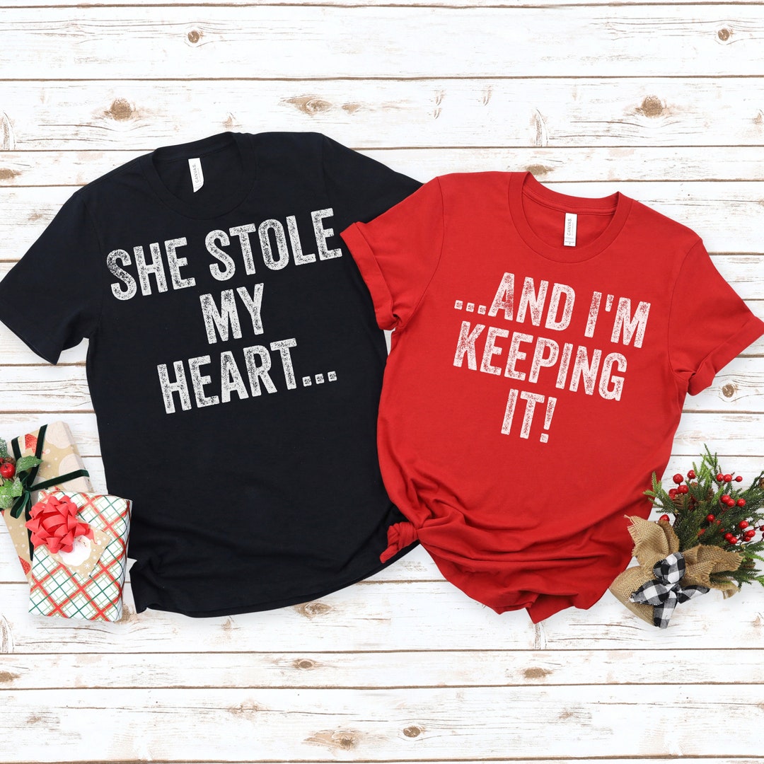 Matching Valentine's Day Shirts for Couples, Funny His and Hers ...