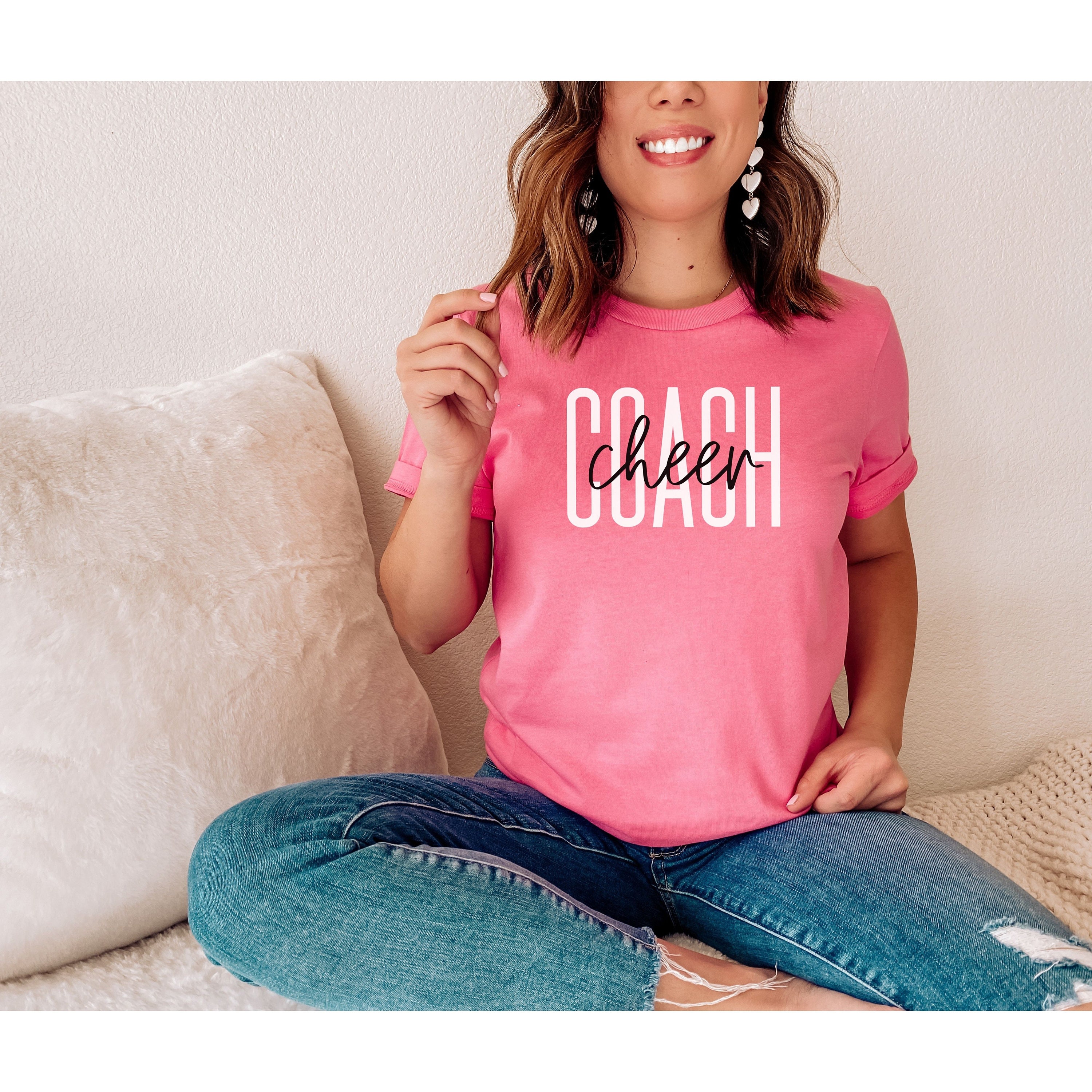 Cheer Coach Shirt, Cheer Coach T-shirt, Cheer Coach Gifts, Coach Shirt ...