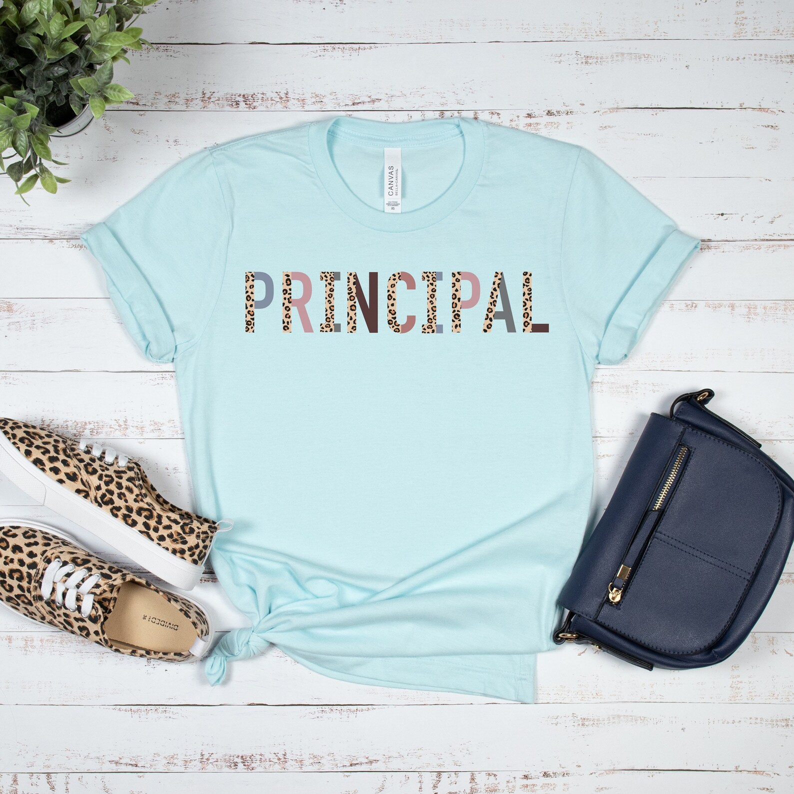 Principal Shirt Leopard Principal T-shirt Principal Gift - Etsy
