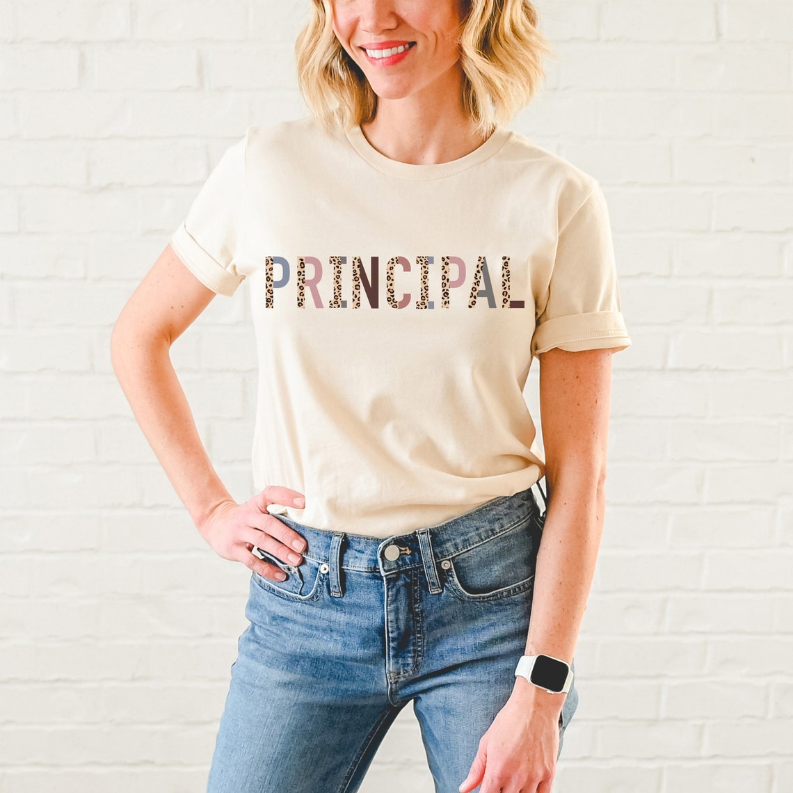 Principal Shirt Leopard Principal T-shirt Principal Gift - Etsy