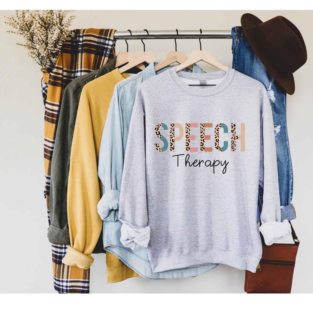 Speech Therapy Sweatshirt, SLP Sweatshirt, Speech Language Pathologist ...