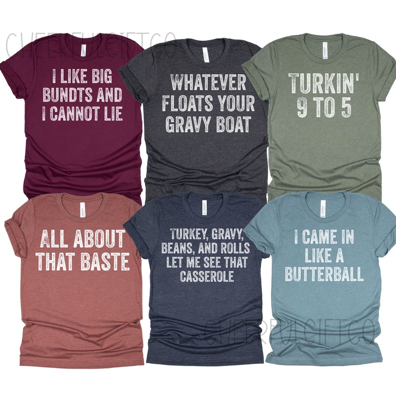 Family Thanksgiving Shirts Thanksgiving Puns Shirt Funny - Etsy
