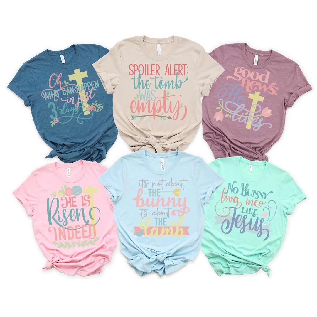 Christian Shirts for Family, Toddler Easter Shirt, Sibling Easter ...