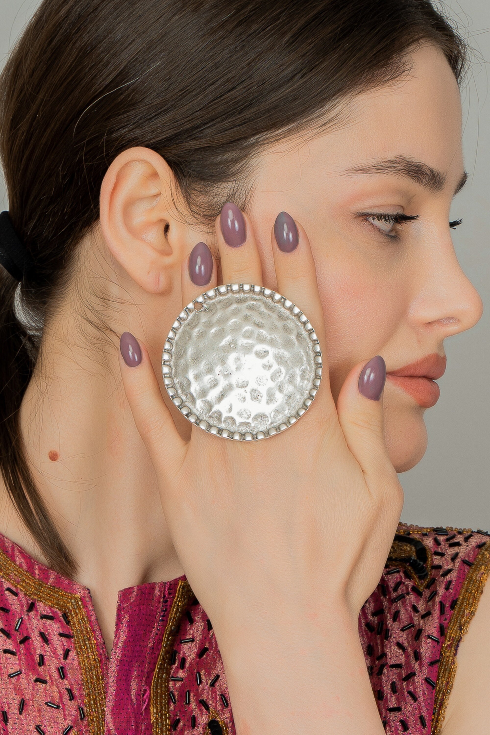 Statement Rings Adjustable Chunky Rings Boho Style Oversize | Etsy