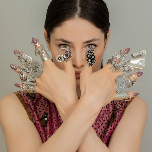 Full Finger Ring - Etsy