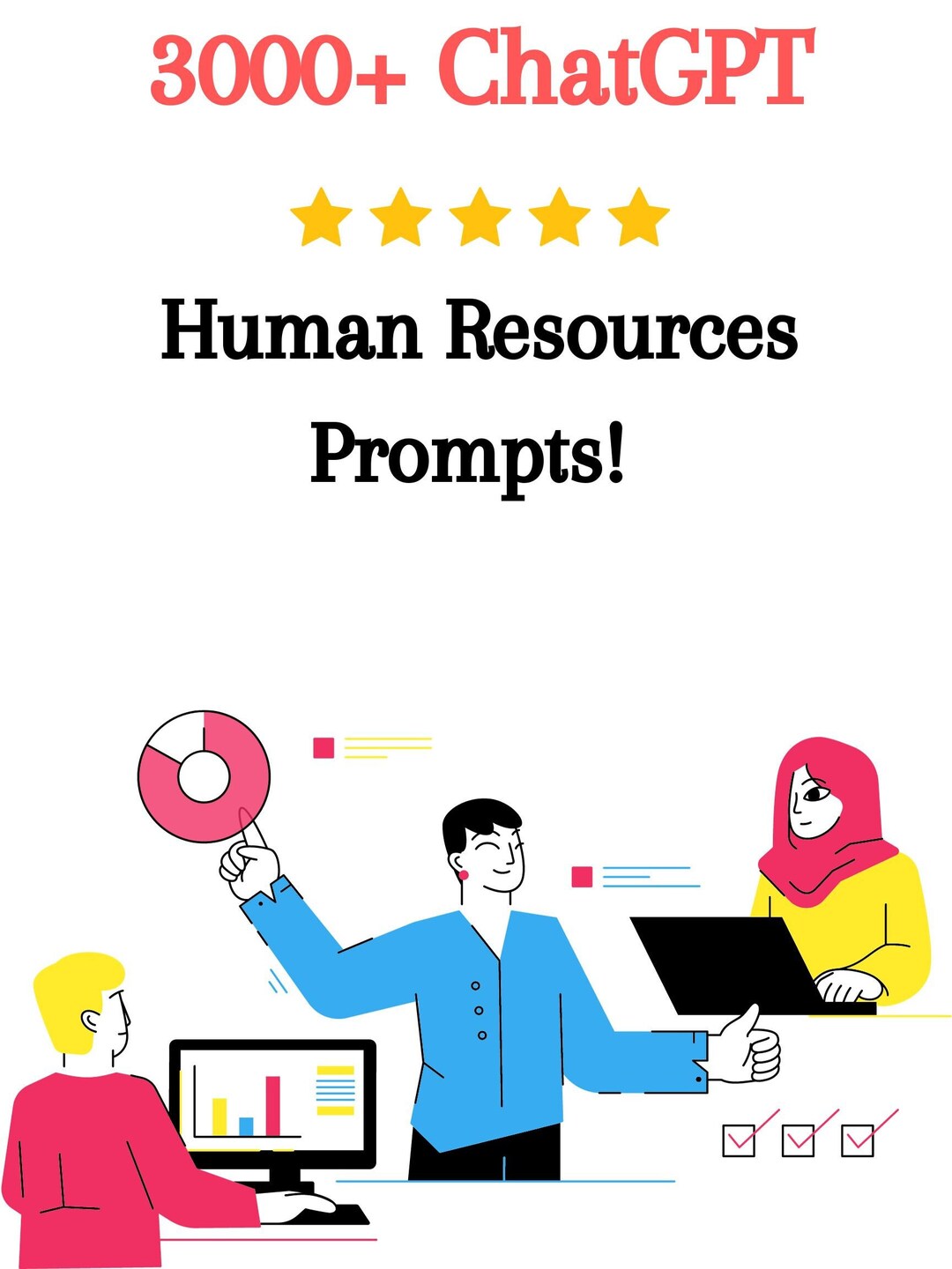 3000 Human Resources Management Prompts 18 Functional Areas AI Chatgpt ...