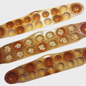 Handmade Filipino Sungka With 100 Shells - Sungkaan Tidora Sungkalian ...