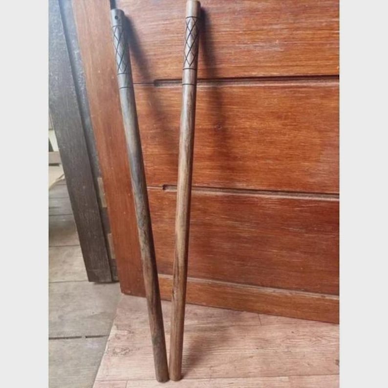 Pair (2 Pieces) Magkuno Arnis Escrima Kali Baston Martial Arts Sticks ...