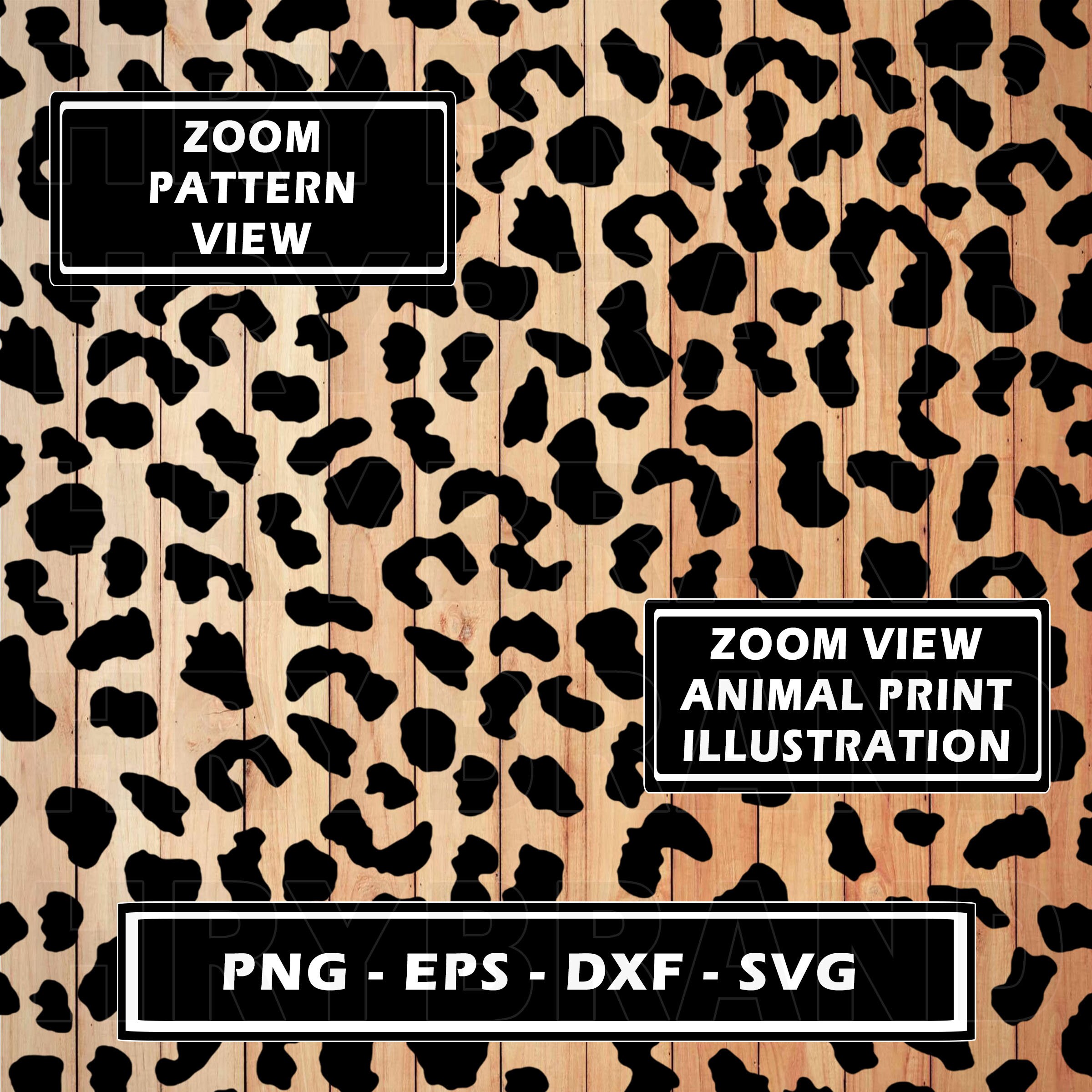 Leopard Print SVG Animal Print SVG Cut File Leopard Svg Svg Png DXF Eps ...