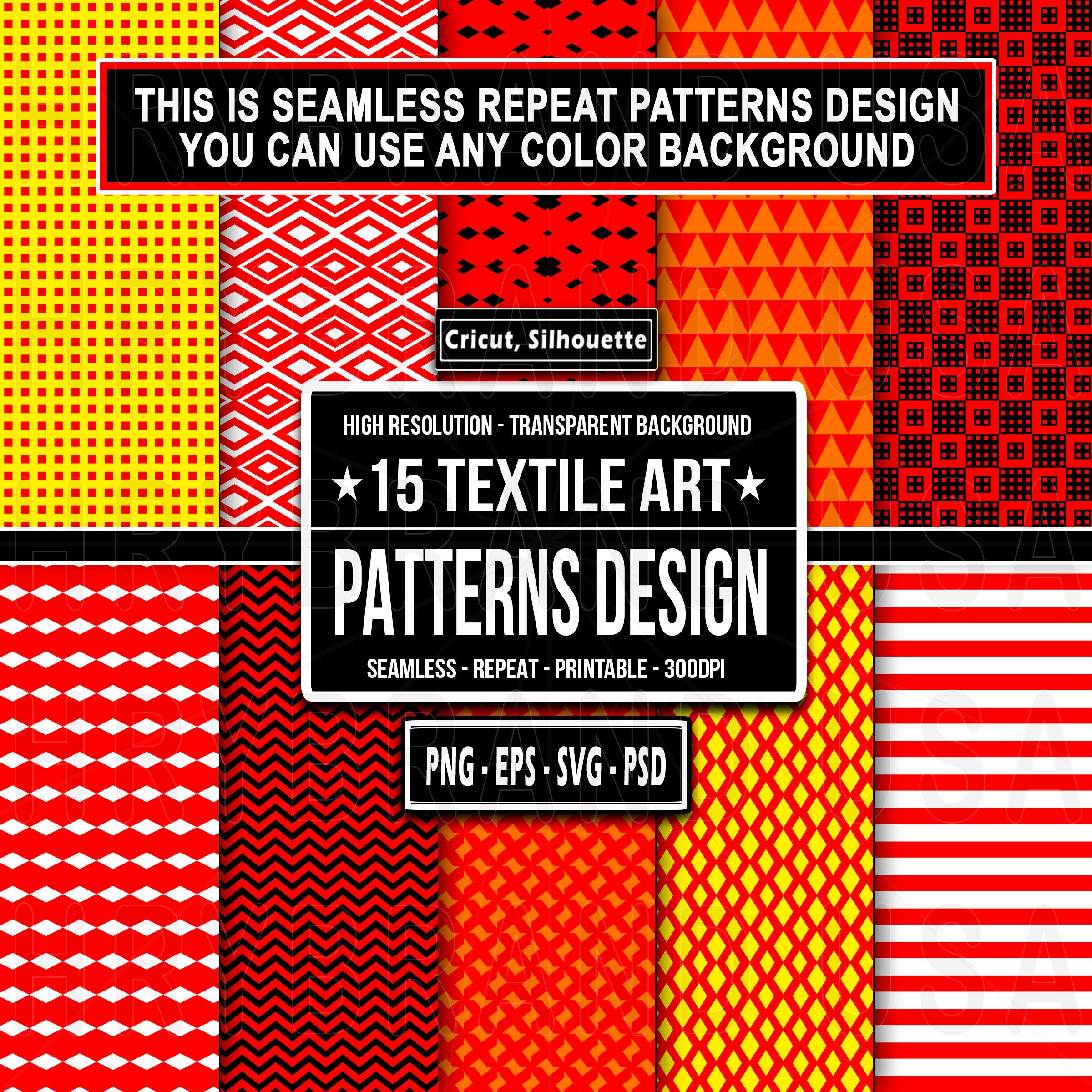 15 Seamless Textile Pattern Design Artwork Print Png, Psd, Eps, Svg ...