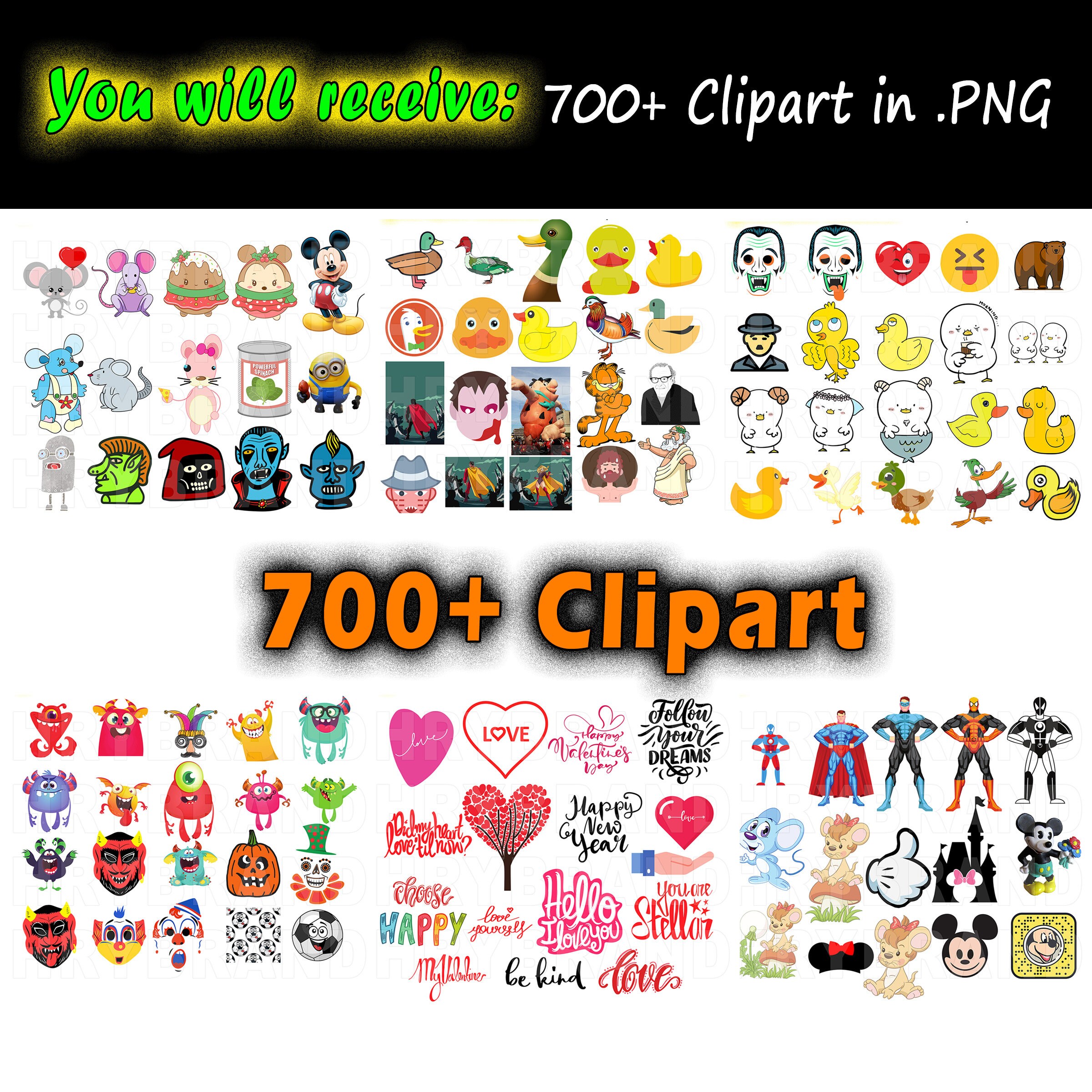 700 Clipart Bundles, Designs Bundle, Funny Quotes PNG Cut Cutting Files ...