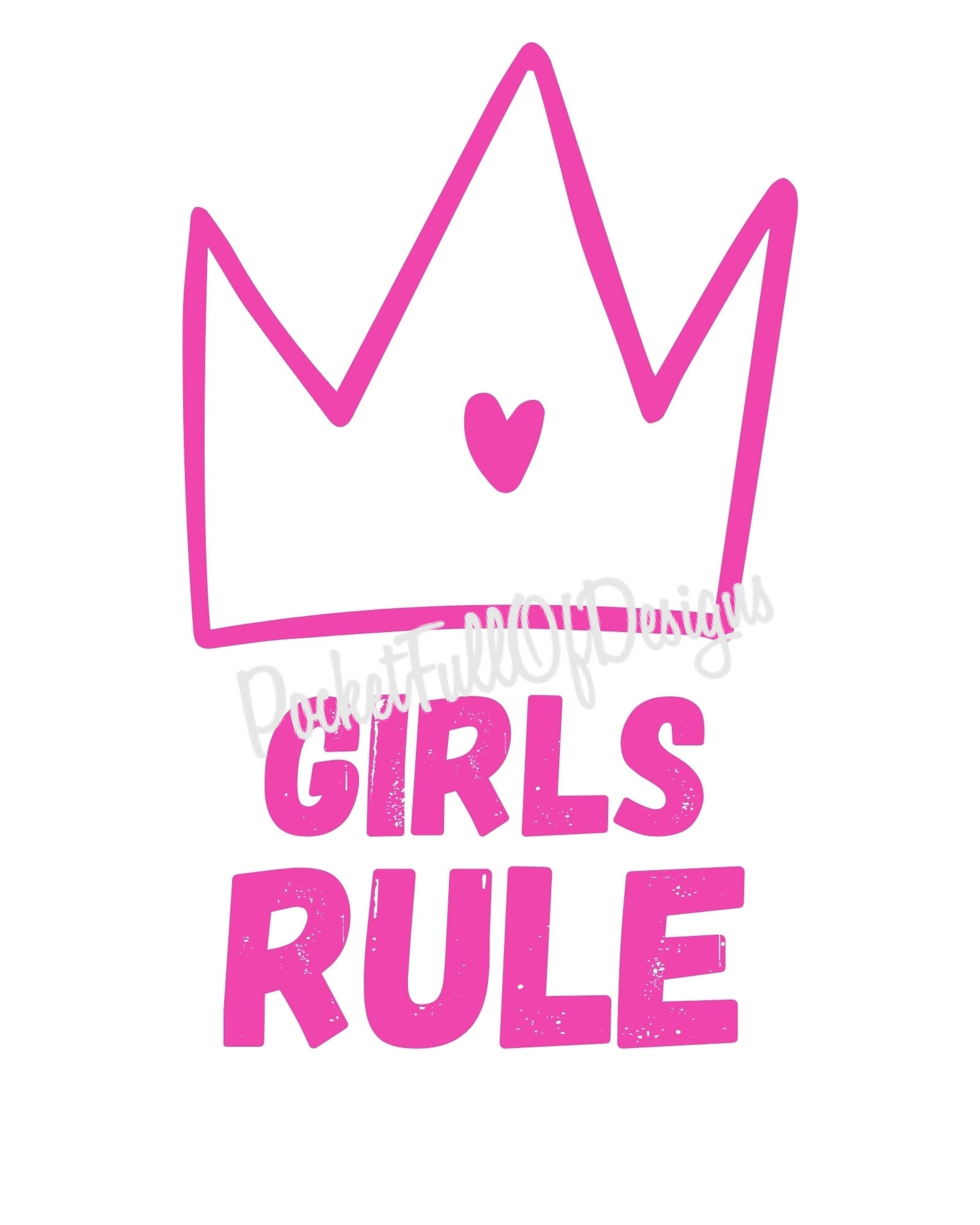 Girls Rule!, Instant Download, Printable, 8x10, Girls Room Decor - Etsy