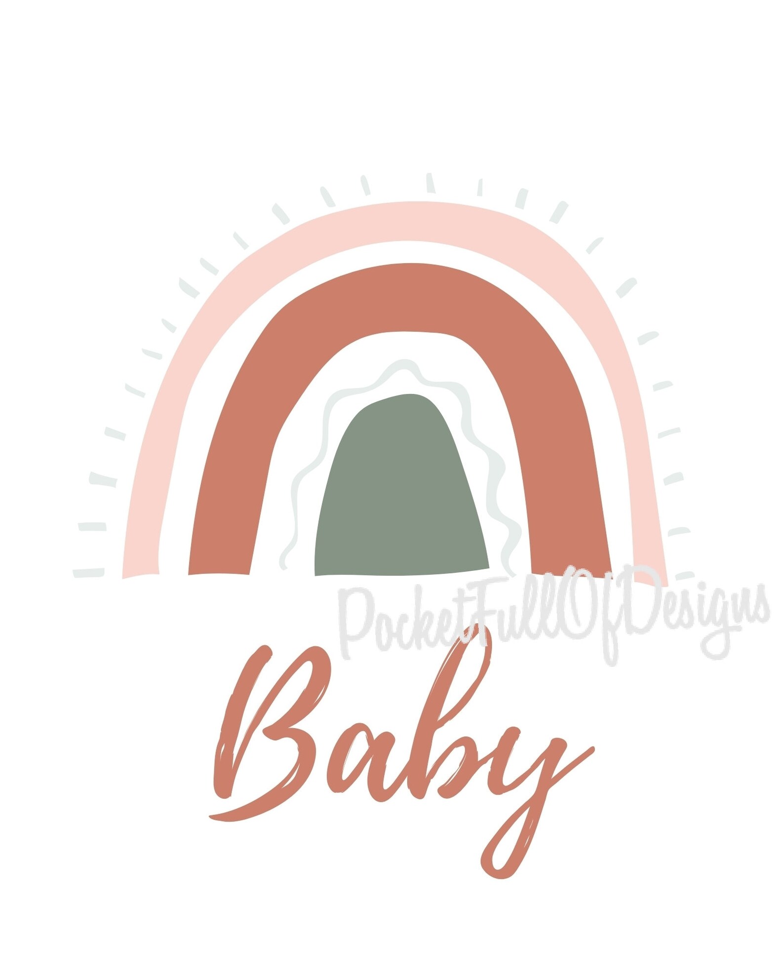 Rainbow Baby Instant Download Printable Nursery Wall Art | Etsy
