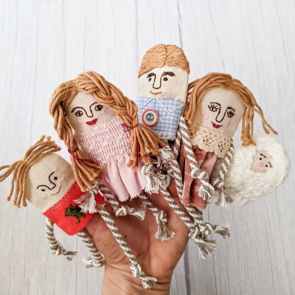 Finger Puppet Set - Etsy