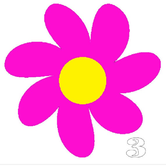 3. Daisy Swirl. Choose 1st Color and 2nd Color. One Sheet of - Etsy