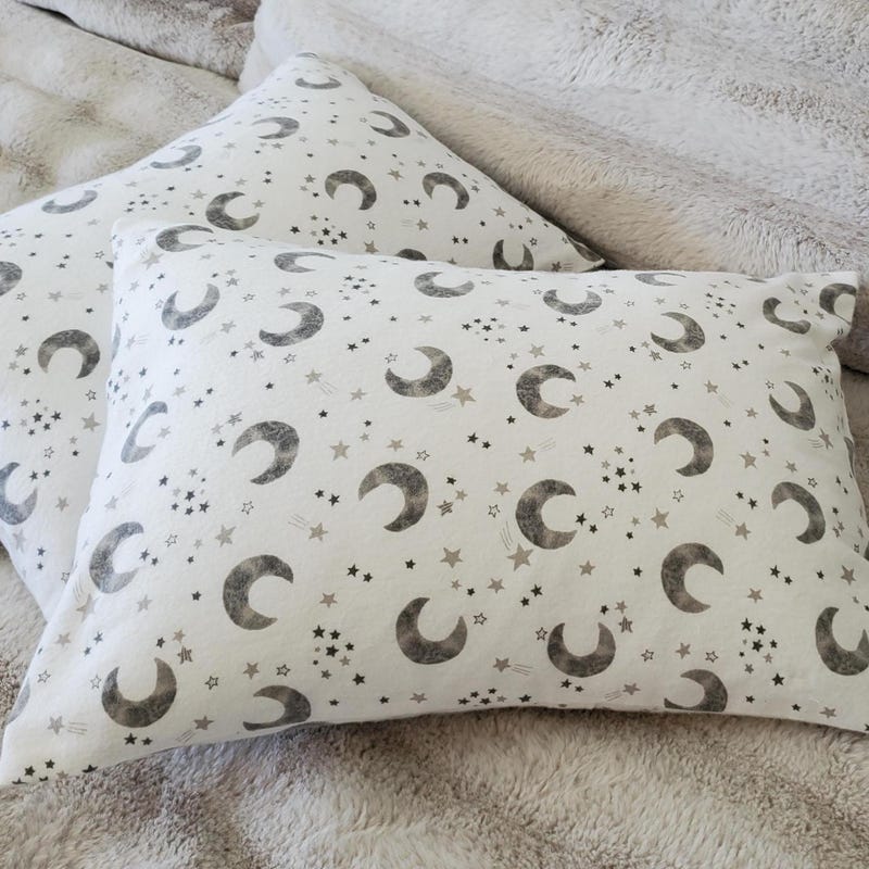 Flannel Pillow Case Grey - Etsy