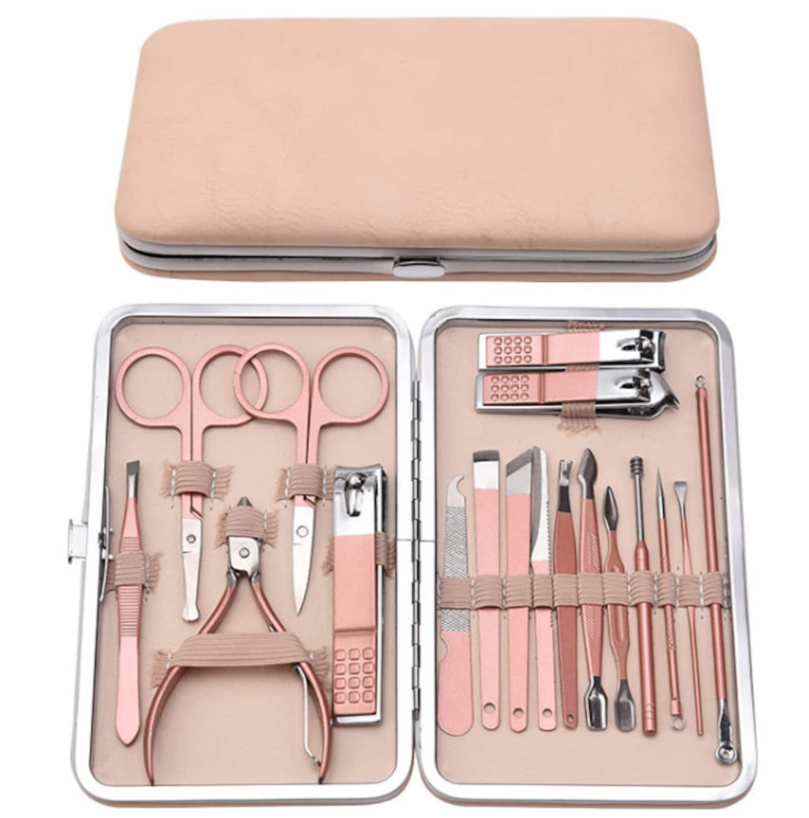 16 en 1 kit de uñas set maquillaje de manicura para las | Etsy