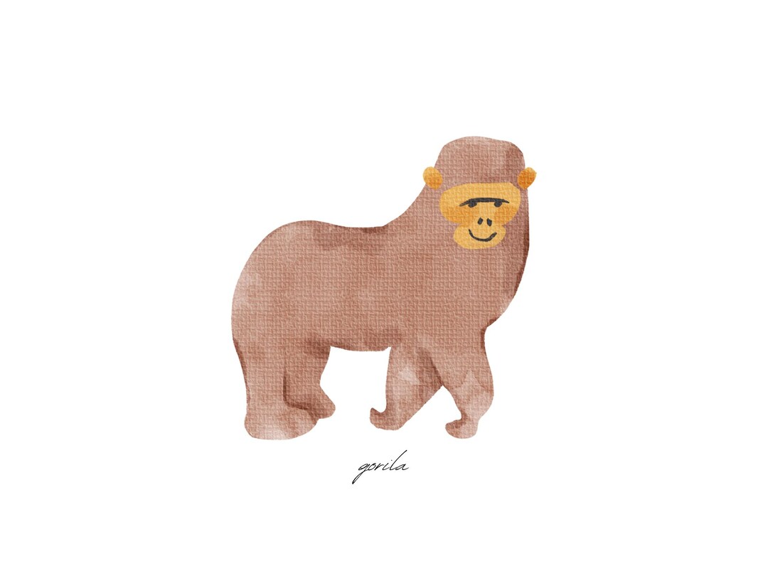Jungle Animal Poster for Kid in Spanish - Etsy