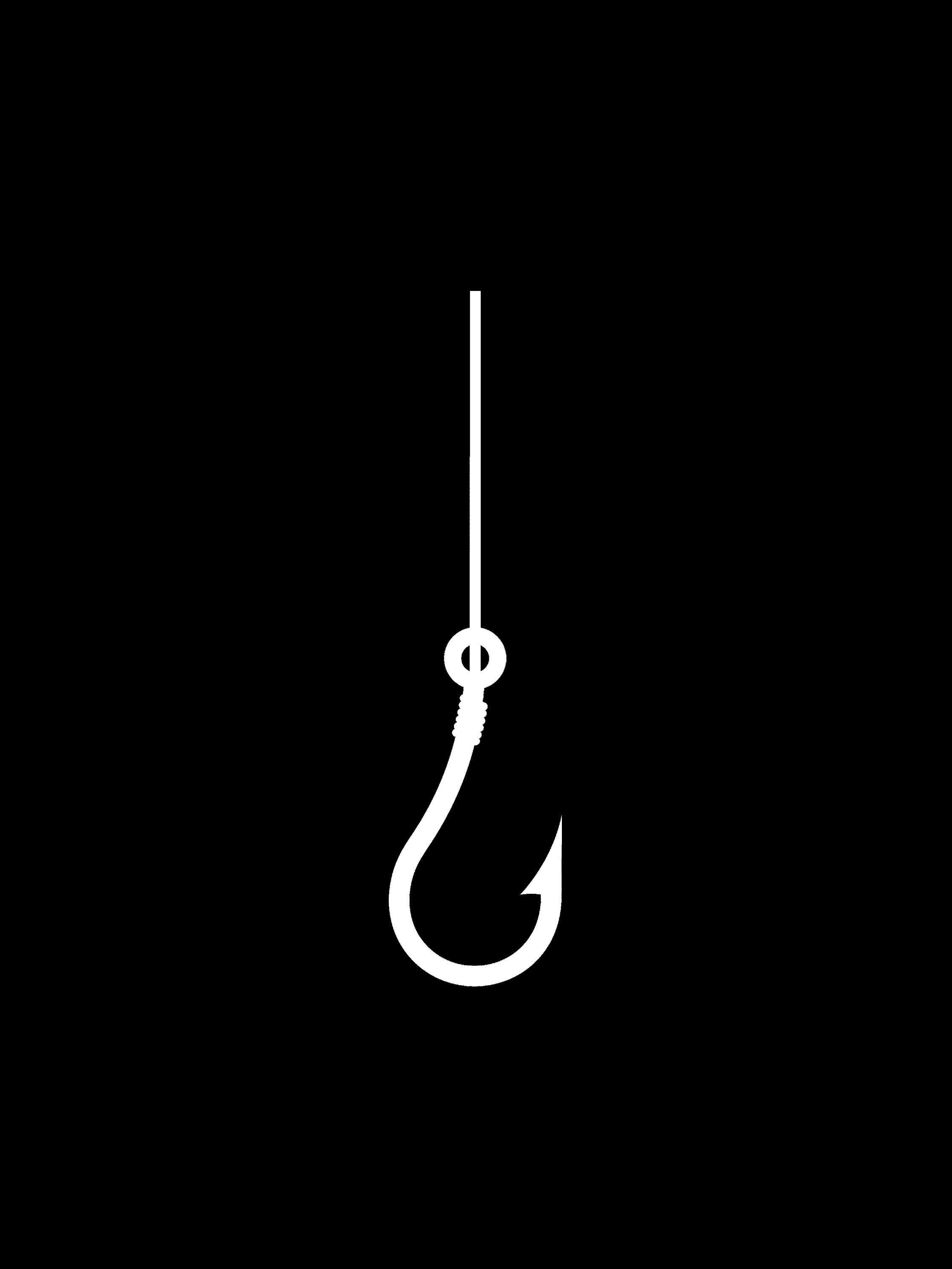 Hanging Fishing Hook Decal, Father's Day Gift, Car Decal, Fishing Decal ...