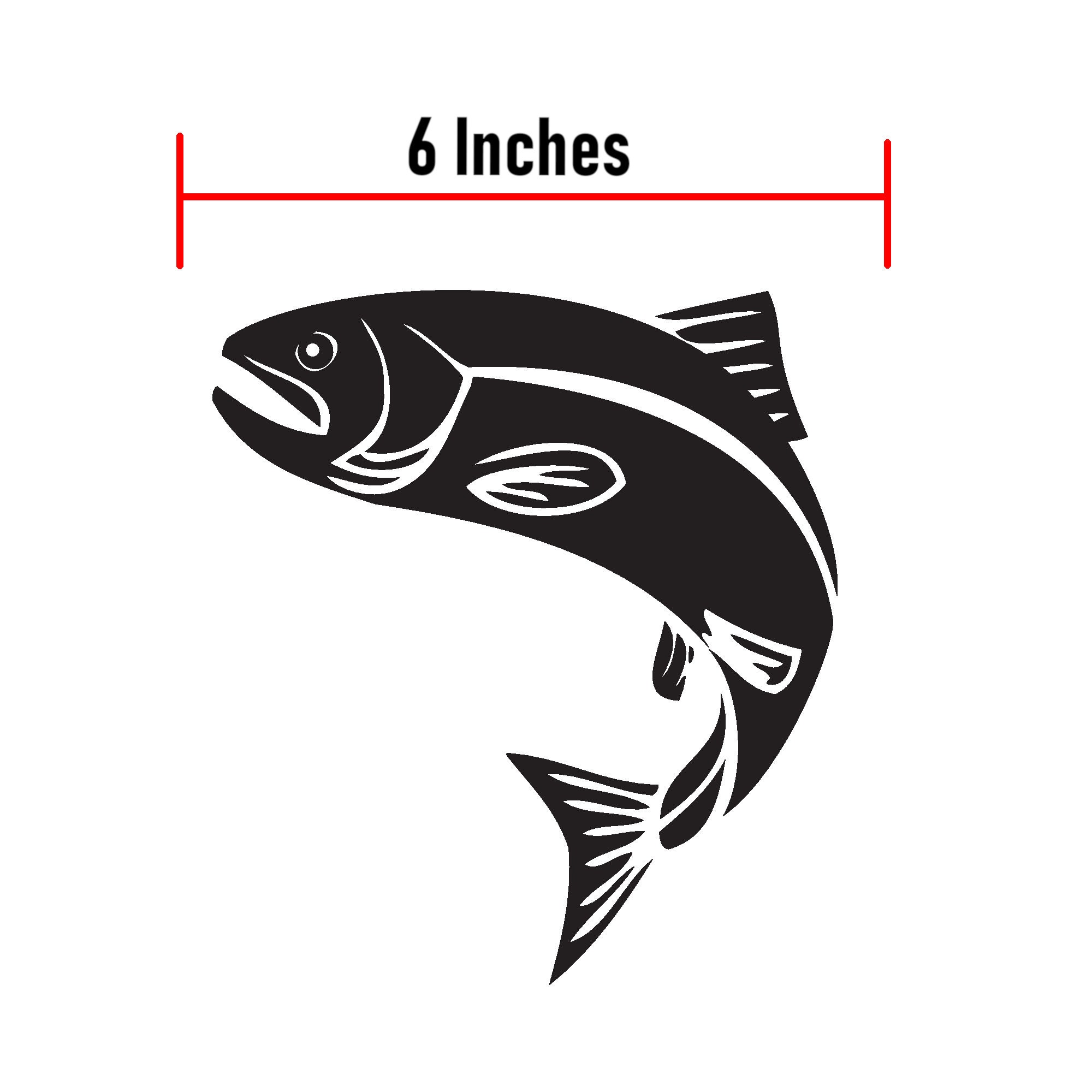 Fishing Decal Fish Decal Fishing Car Decal Car Decal - Etsy